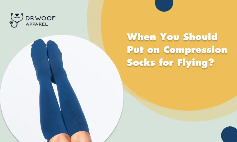 When to Put on Compression Socks for Flying: A Travel Guide | Dr Woof ...